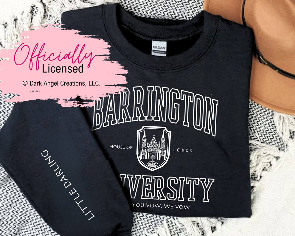 Officially Licensed Barrington University Sweatshirt – LittleSmutCloset